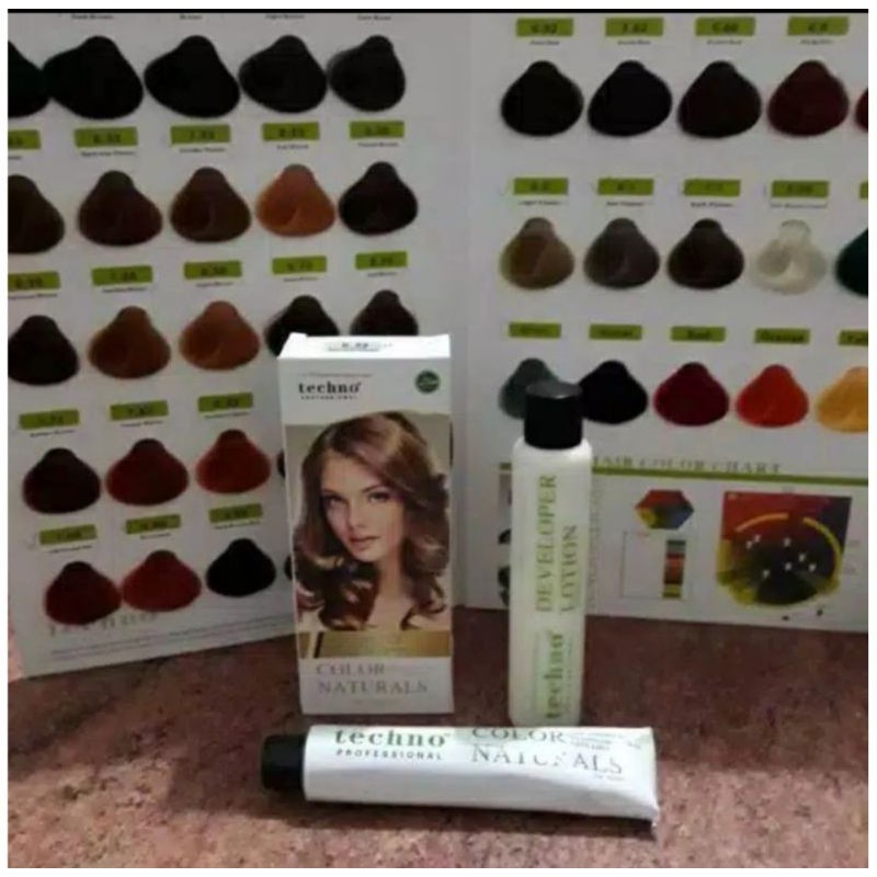 Jual CAT RAMBUT TECHNO 100ML (WARNA 7.40-END) | Shopee Indonesia