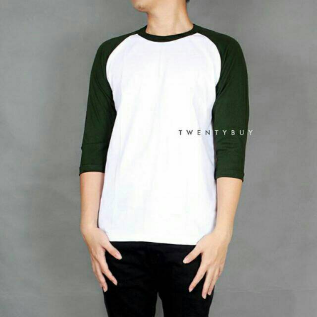 Jual Raglan white-army | Shopee Indonesia