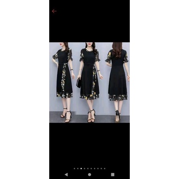 Jual sifon jahitan gaun wanita 2022 yg menarik dan bermodel cantik ...