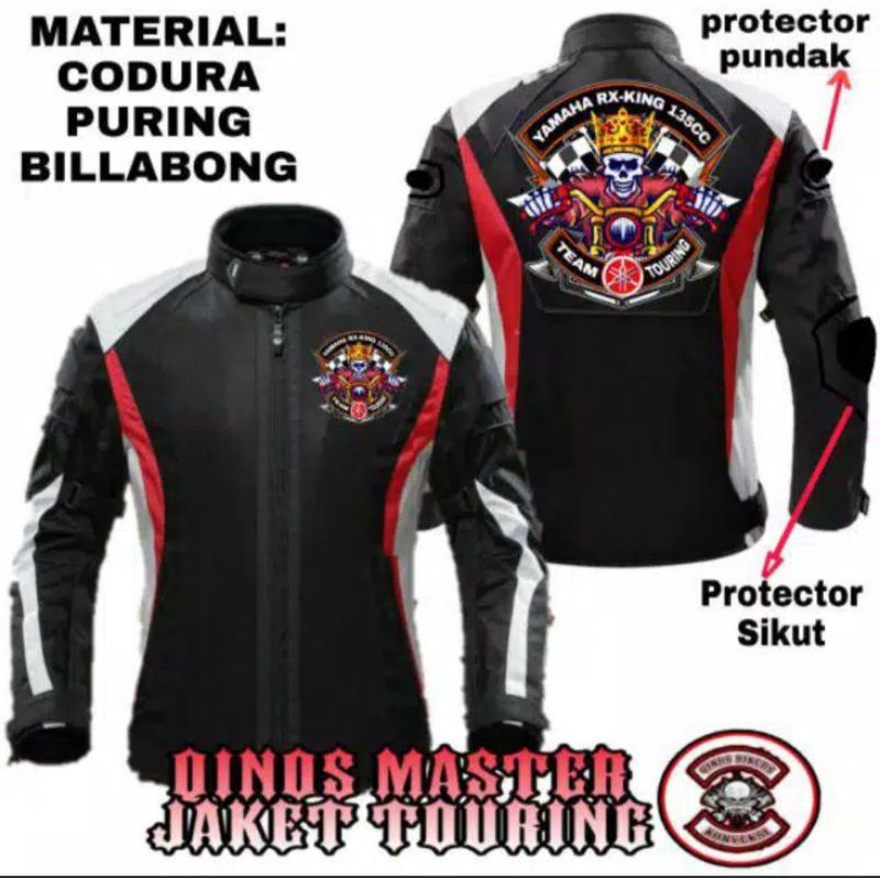 Jual Jaket Motor Touring RX KING Jaket YAMAHA RX KING 026 | Shopee ...