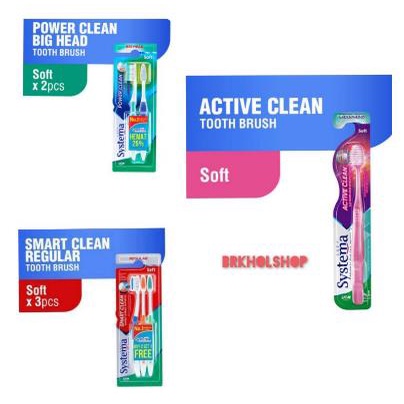 Jual ^ KYRA ^ Systema Sikat Gigi Smart Clean Active Power Soft Medium ...