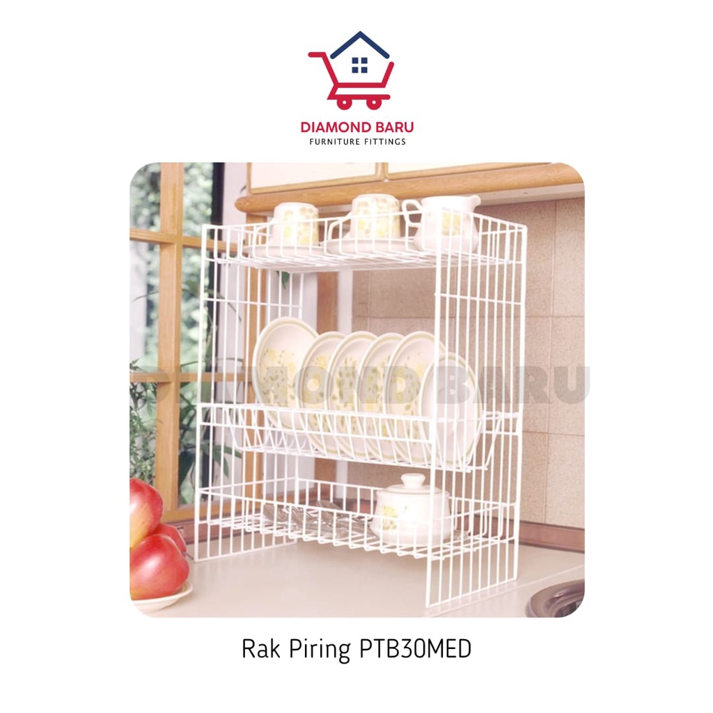 Jual Rak Modelline | Rak Piring dan Gelas 3 Susun | Rak Piring ...