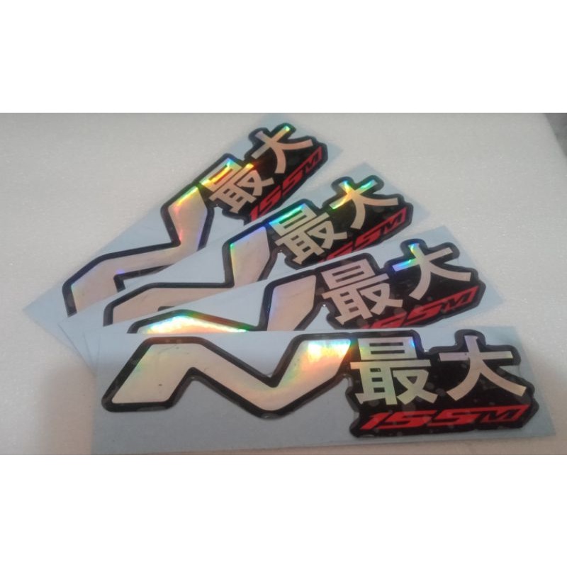 Jual Sticker Resin/ Timbul Hologram Yamaha Nmax Japan Version | Shopee ...