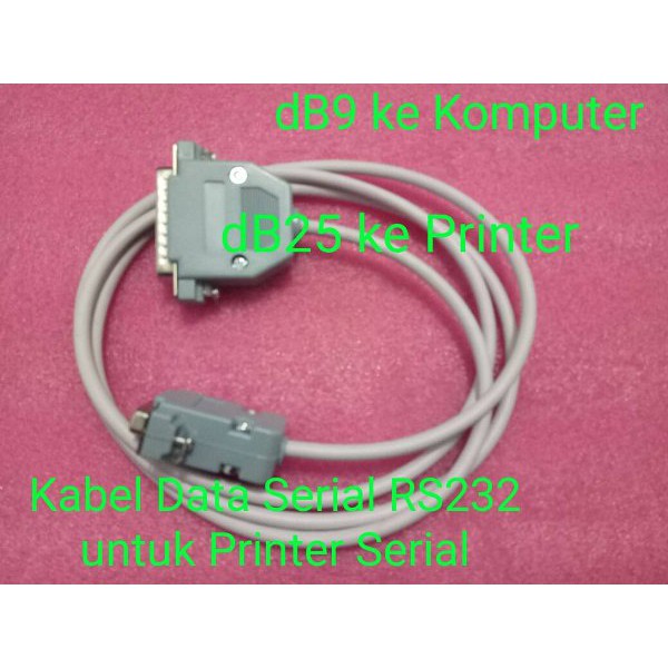 Jual Kabel Printer Serial RS232 DB9 to DB25 Epson TMU Printer Serial ...