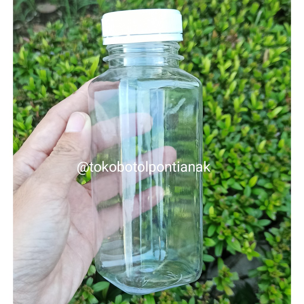 Jual Botol Kale Kick Kotak Tebal 250 ML PET Tebal Buat Juice dll ...
