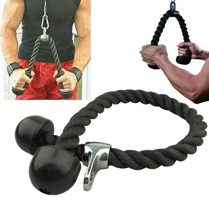 Jual Triceps Muscle Exercise Rope Tali Latihan Tricep Fitness Workout ...