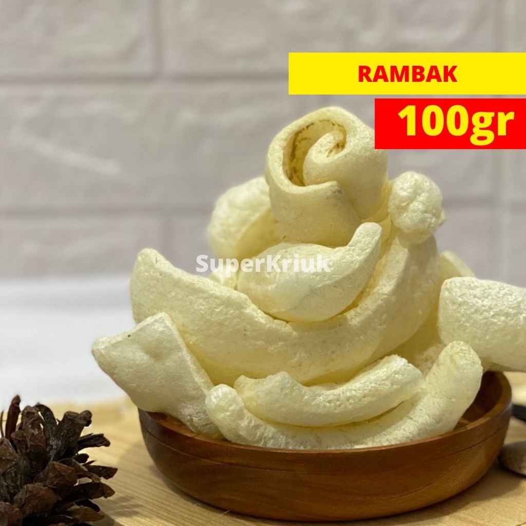 Jual Keripik Rambak Kemasan 100gr | Shopee Indonesia