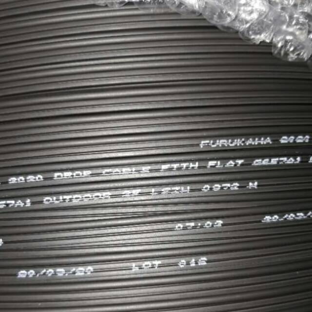 Jual Kabel fiber optik ftth dw dc 2 core gepeng merk furukawa 1 rol ...