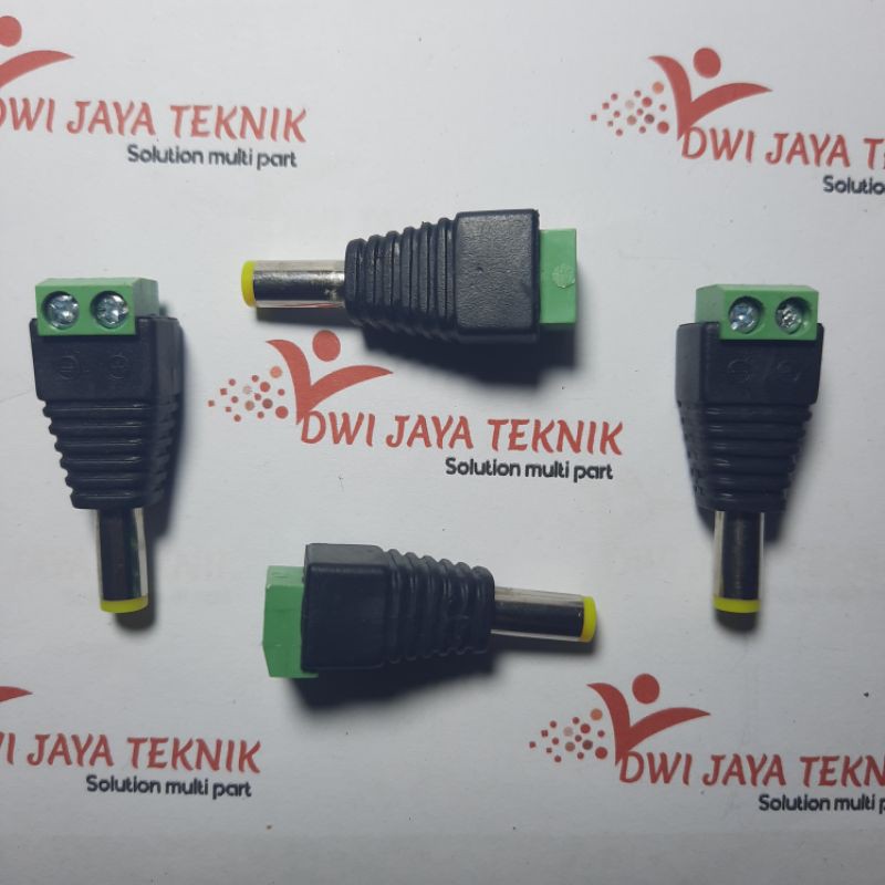 Jual JACK DC MALE CCTV ADAPTOR/JACK DC | Shopee Indonesia