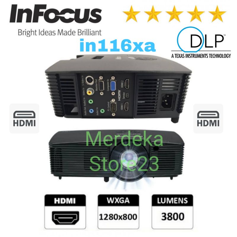 Jual Proyektor Infocus in116xa in-116xa in 116xa in 116 xa 3800 Lumens ...