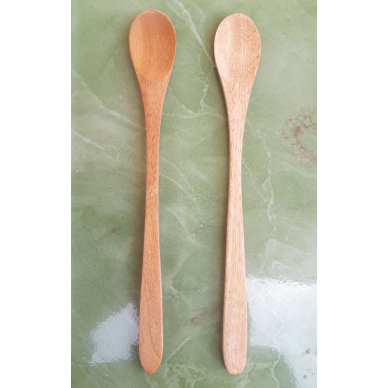 Jual sendok kayu/sendok teh kayu mahoni 20cm | Shopee Indonesia