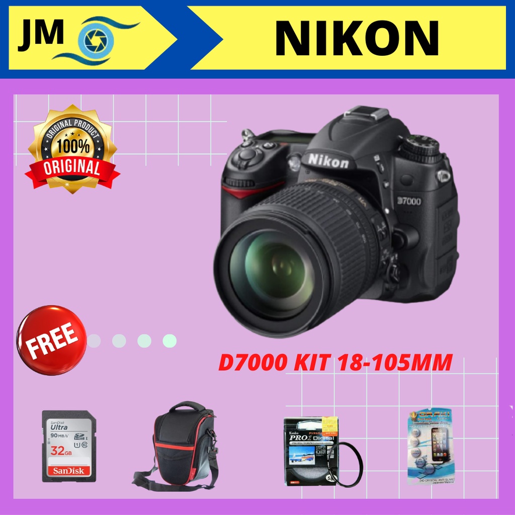 Jual Camera Nikon D7000 kit 18-55mm | Shopee Indonesia