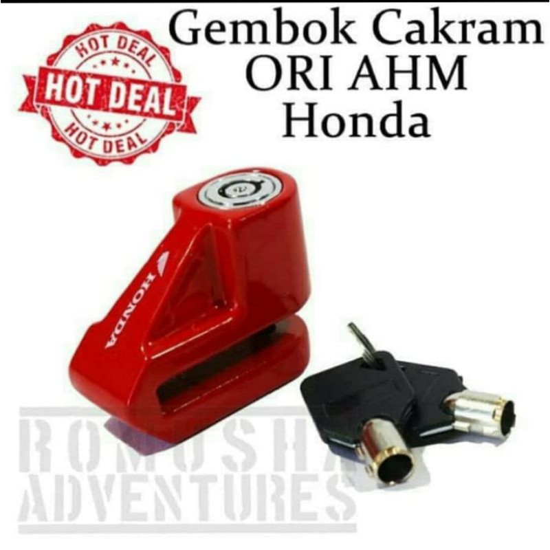 Jual Gembok Disk Cakram Original AHM Honda | Shopee Indonesia