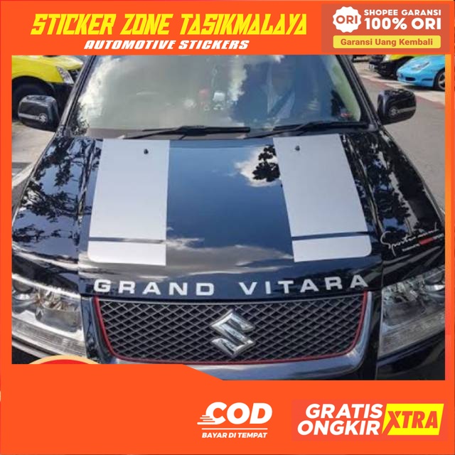 Jual Sticker stiker mobil ST bemper depan ST kap mobil suzuki grand ...