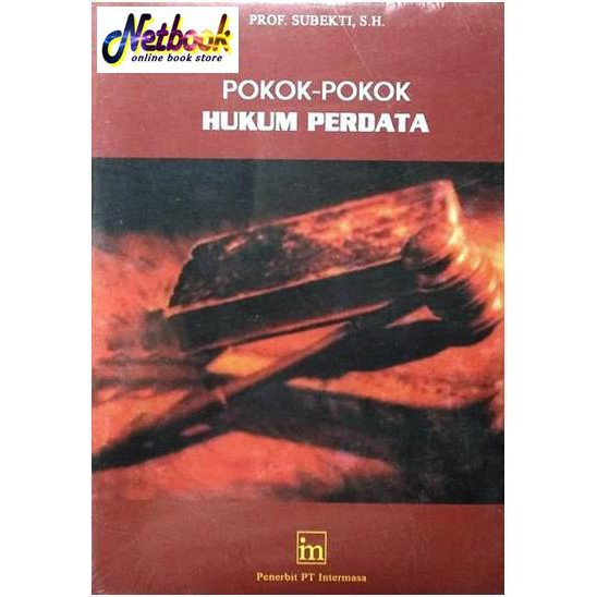 Jual POKOK-POKOK HUKUM PERDATA - INTERMASA - PROF. SUBEKTI | Shopee ...