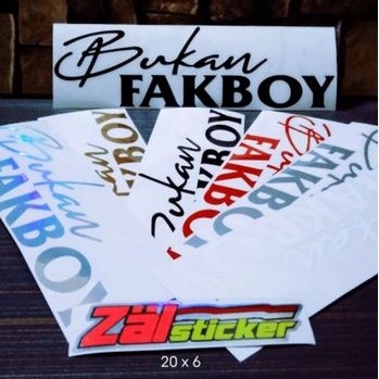 Jual STICKER BUKAN FAKBOY | Shopee Indonesia