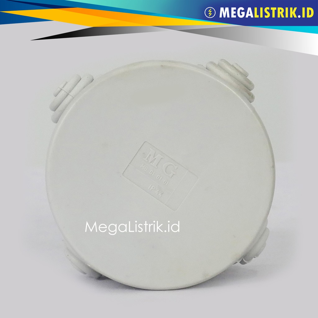 Jual MG JUNCTION BOX BULAT 80 X 40 MM ABU-ABU / OB DOS BULAT 80X40 MM 4 ...