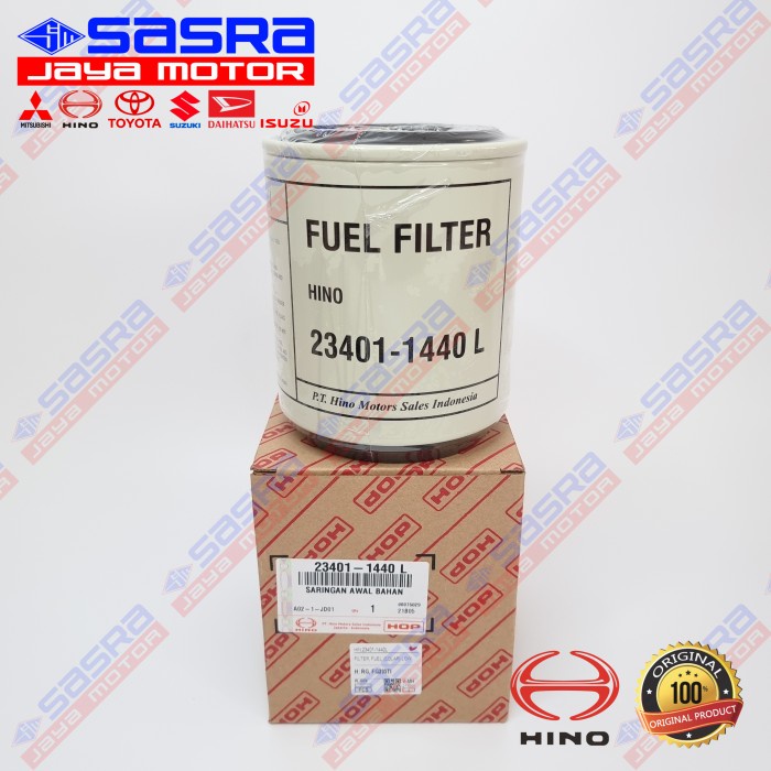 Jual BISA COD Fuel Filter Low/Solar Bawah - RG, FG235TI - HINO GENUINE ...