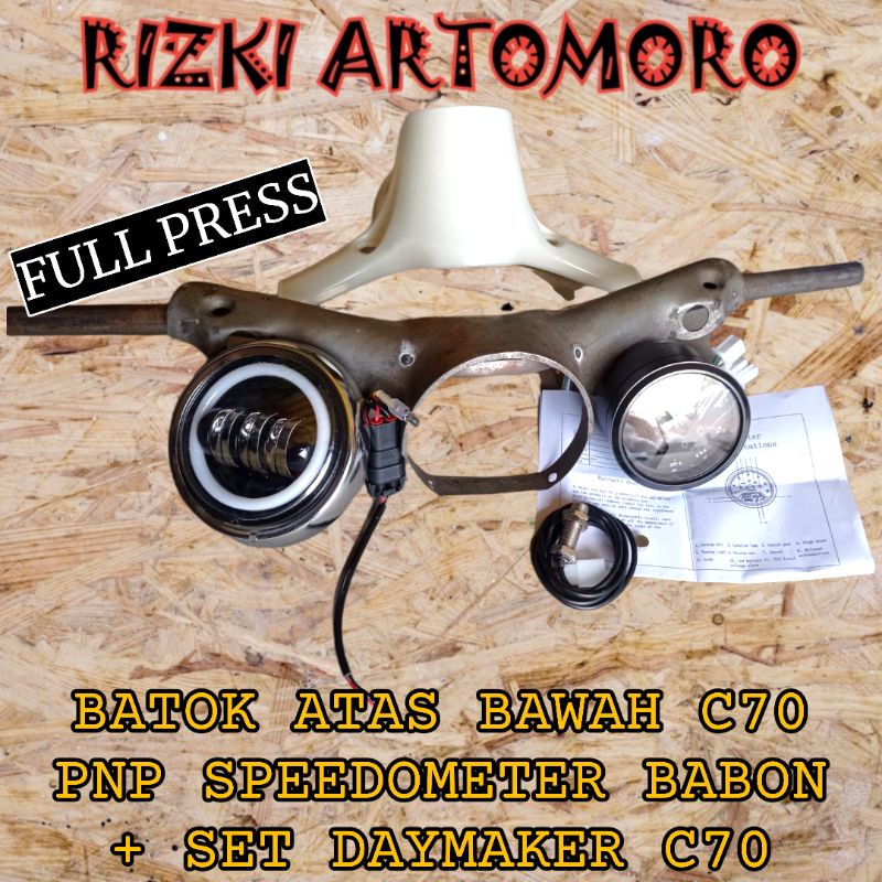 Jual Batok c70 set daymaker DOTSAE dan speedometer digital BABON ...