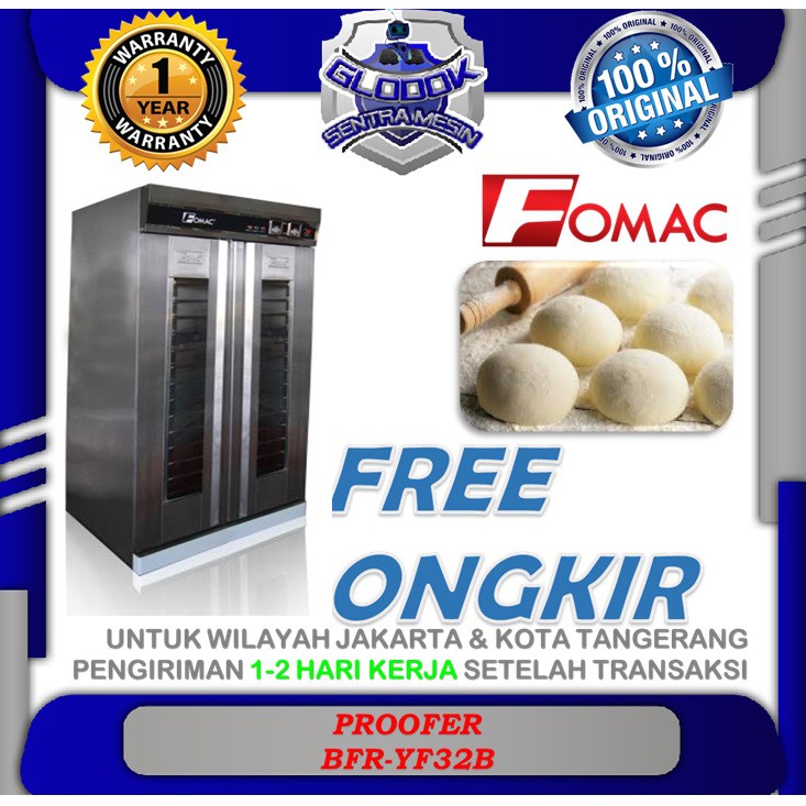 Jual Mesin Pengembang Roti Proofer BFR-YF32B FOMAC | Shopee Indonesia