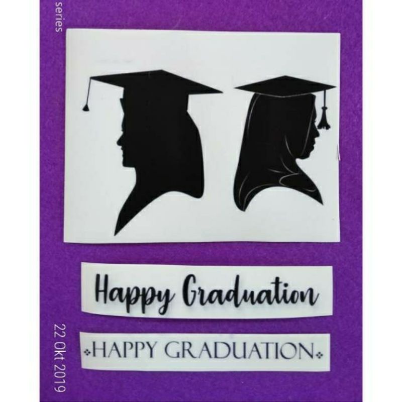 Jual Stiker Sticker Wisuda dan Mahar Pengantin ( 1 set ) | Shopee Indonesia