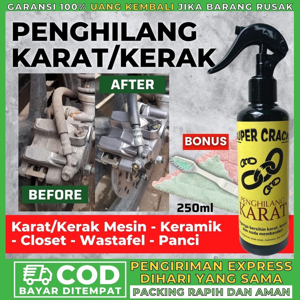 Jual PEMBERSIH KARAT MESIN MOTOR 250ML CAIRAN OBAT ANTI KERAK MOBIL PENGHILANG NODA KOTORAN PADA ...