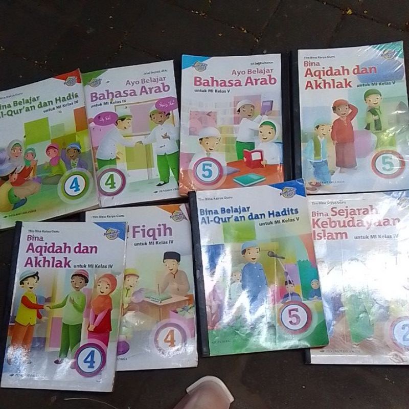 Jual BUKU AGAMA SD/MI AKIDAH AKHLAK, FIKIH, AL-QUR'AN HADITS, BAHASA ARAB, SKI ERLANGGA ...