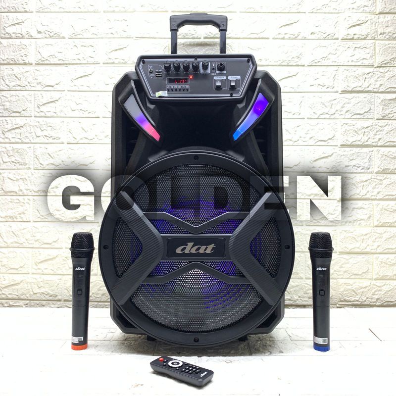 Jual Speaker Portable Wireless Dat DT 1509 X2 Original 15 inch ...