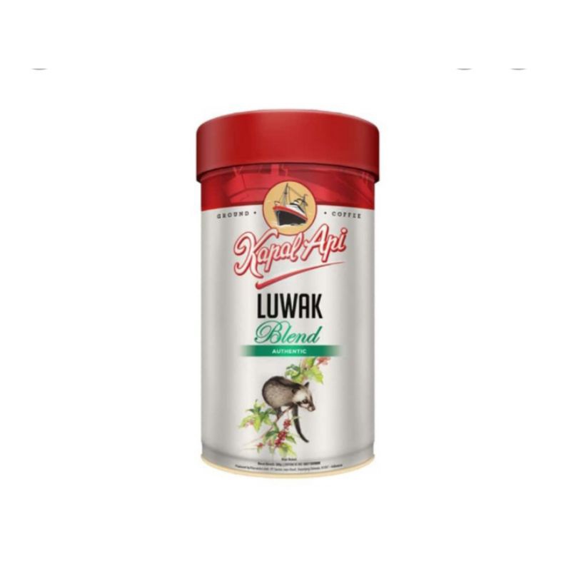 Jual Kapal Api Kopi Bubuk luwak Blend 200 g | Shopee Indonesia