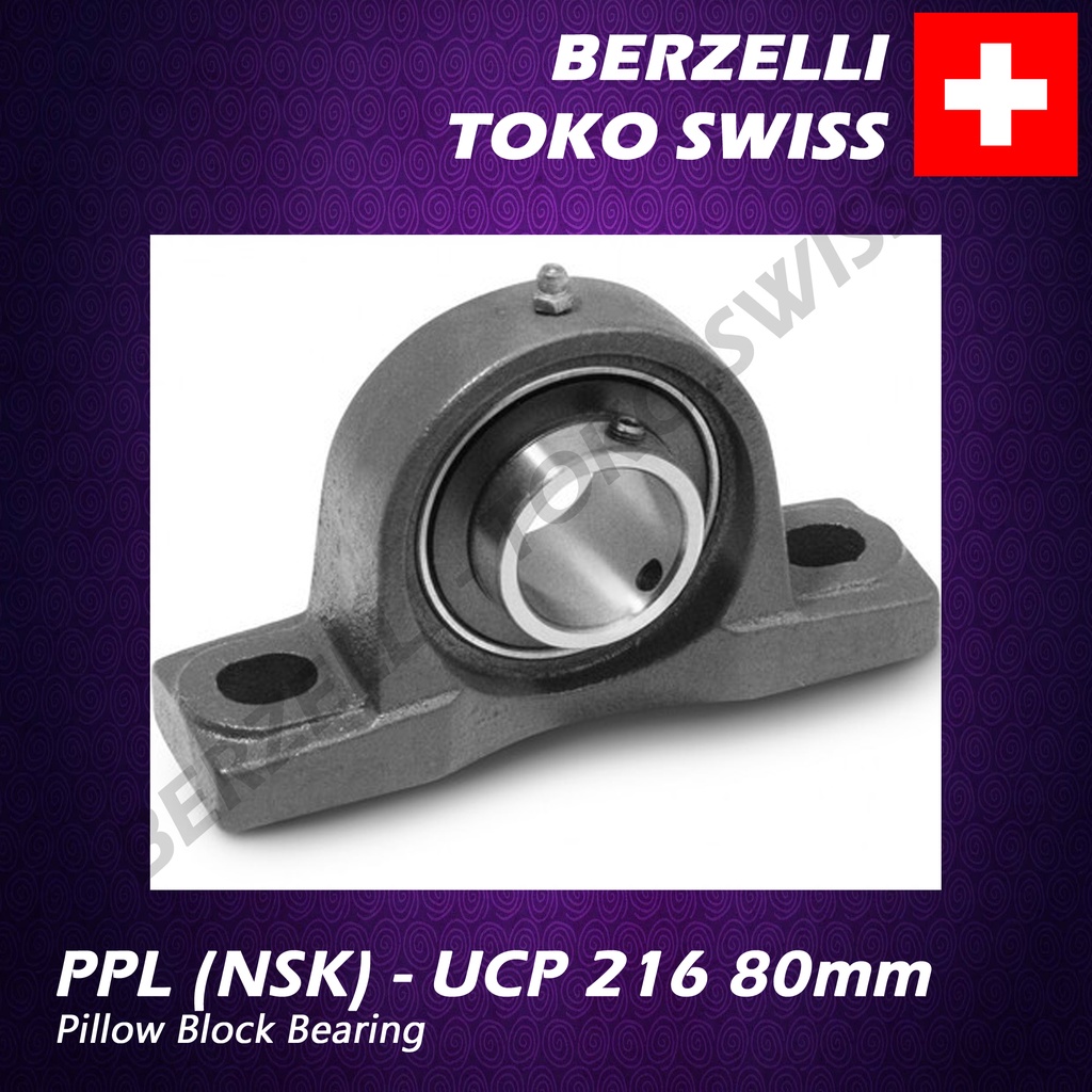 Jual PPL (NSK) – UCP 216 80mm PILLOW BLOCK BEARING | Shopee Indonesia