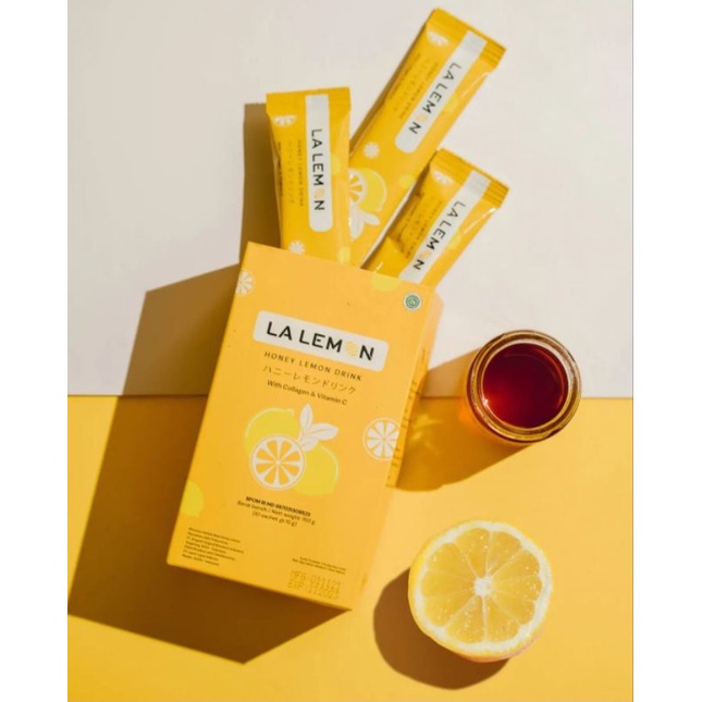 Jual Lalemon Honey Lemon Fiber Drink with Collagen & Vit C | Shopee ...