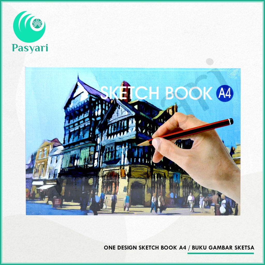 Jual One Design Sketch Book A4 / Buku gambar sketsa 50 LEMBAR | Shopee ...