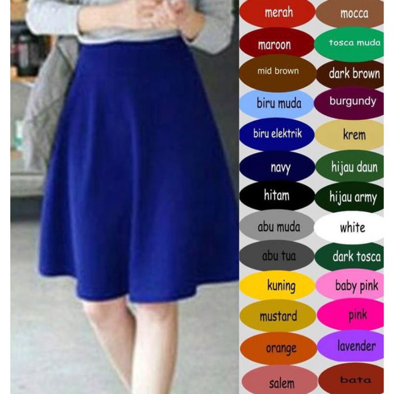 Jual ROK SHORT FLARE KOREA /ROK MINI / ROK RENANG / ROK OLAHRAGA / ROK ...