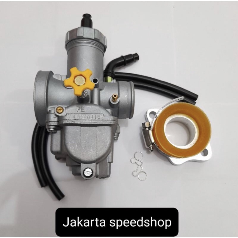 Jual Karbu PE 28 keihin kode A115 plus intek manifold gl pro gl max cb ...
