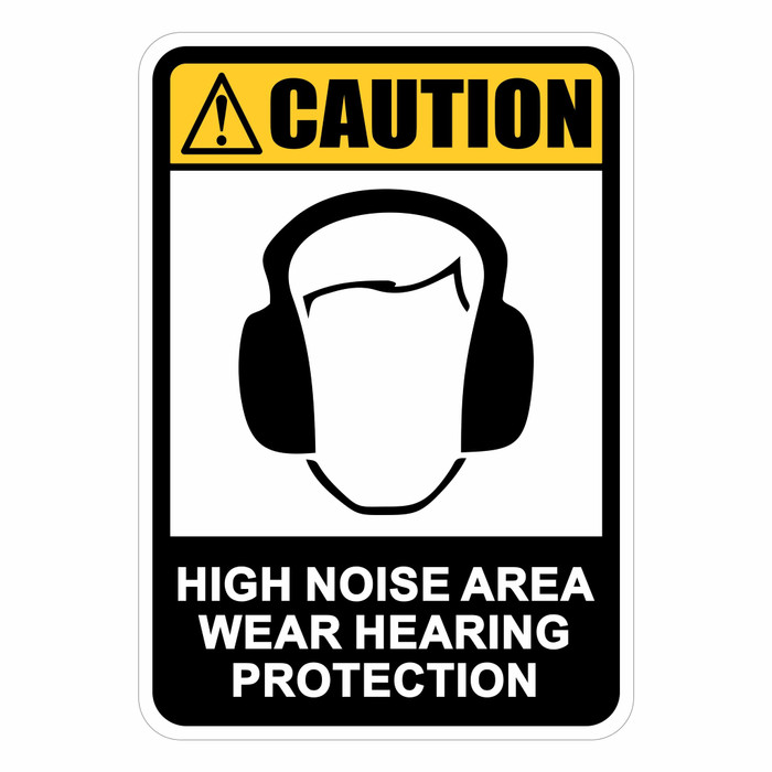 Jual Rambu Plang Bahaya Bising 35cm x 50cm Plat Alumunium Keren ...