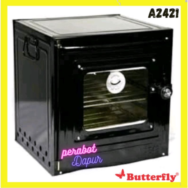 Jual Butterfly Oven Kompor oven Butterfly Black A2421 2 Susun Butterfly ...
