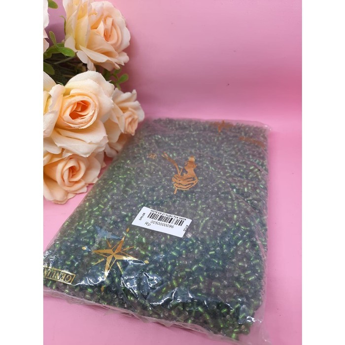 Jual MOTE JOY PASIR 6/0 27 HIJAU TUA KACA / MOTE MANIK PAYET ...