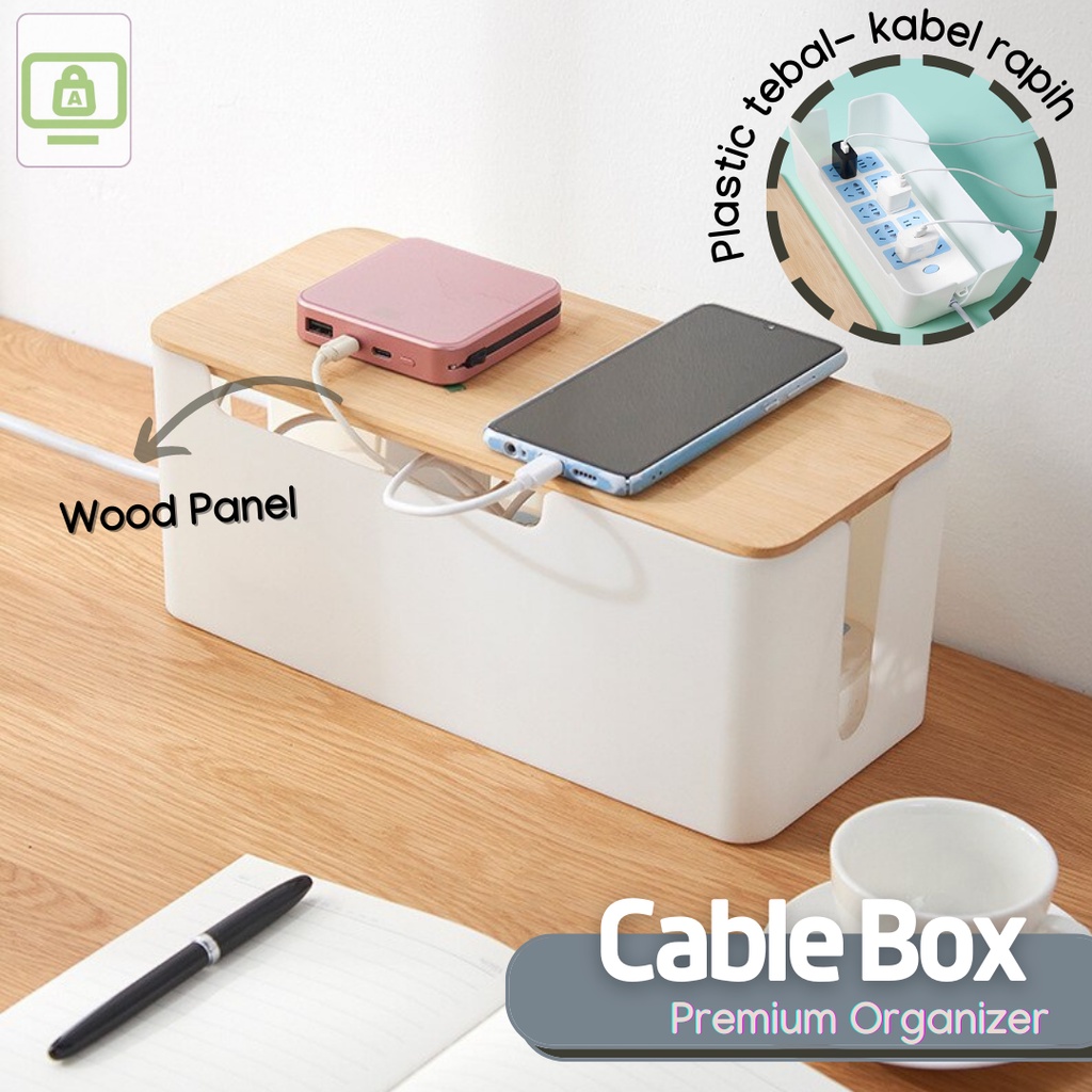 Jual [BIG SIZE] Alby Mart Cable Organizer Rak Kabel Estetik Tempat ...