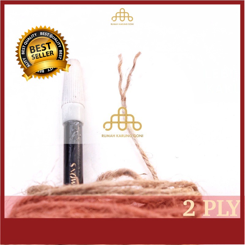 Jual Tali Rami Tali Goni 2 Ply 50 Meter - Tali Rami 1 MM Kerajinan ...