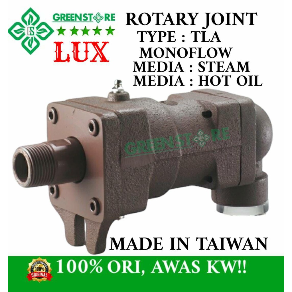Jual ROTARY JOINT LUX TLA SIZE 25A 1 INCHI MONOFLOW HOT OIL/HOT WATER/STEAM MADE IN TAIWAN ...