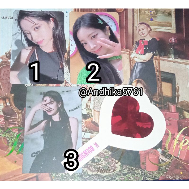 Jual Photocard Official TWICE Between 1&2 Photocard Between 1 & 2 (Sharing Photocard Twice ...