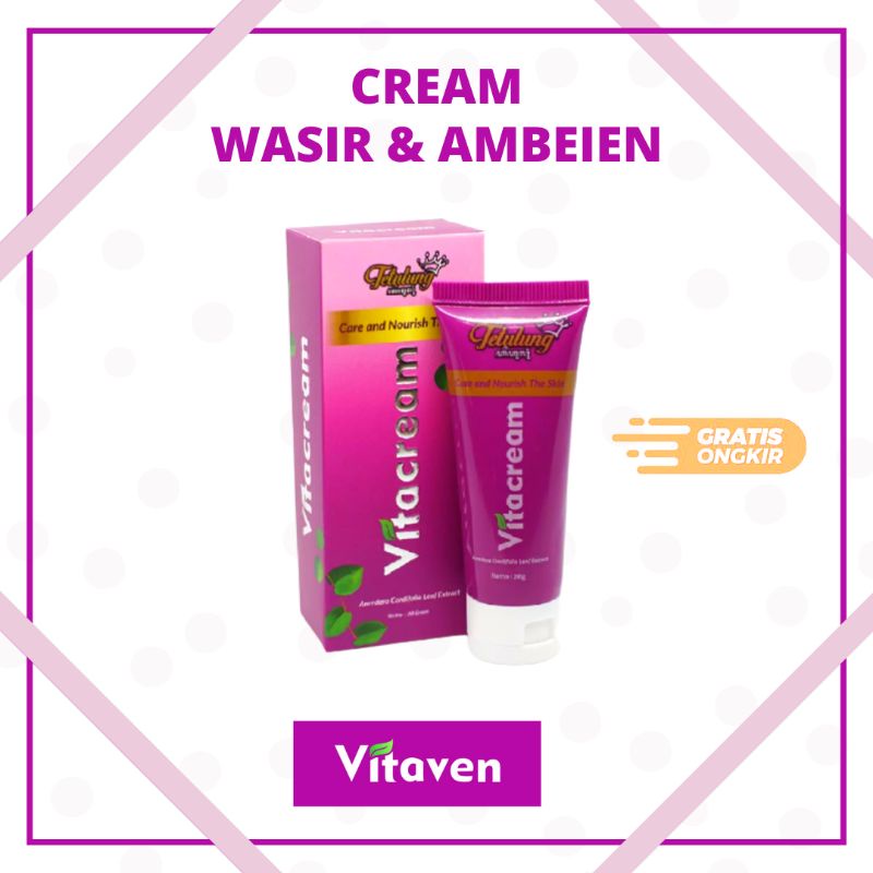 Jual VITACREAM BINAHONG 20 GR SALEP WASIR DAN AMBEIEN ORIGINAL SUDAH ...