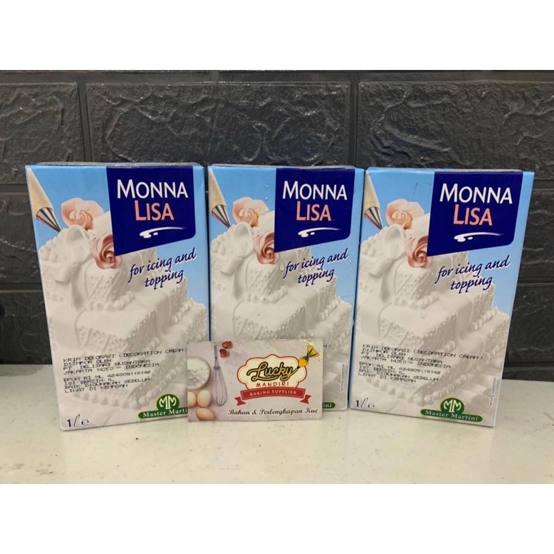Jual MonaLisa Whipping Cream 1L / Mona Lisa / Whipping Cream Cair ...