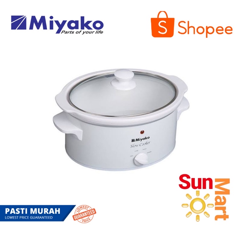 Jual Miyako Slow Cooker SC510 / Pemasak Lambat SC 510 - Putih 4 Liter ...