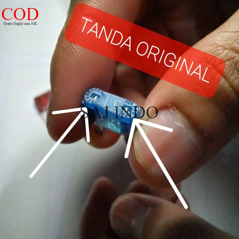 Jual ORIGINAL SIKRING TANCEP MINI KECIL 2A ,3A , 5A , 7,5A , 10A , 15A ...