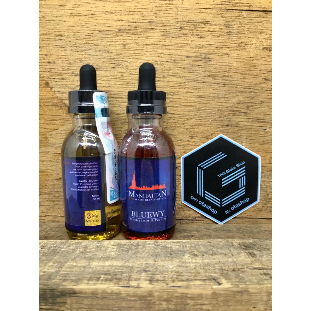 Jual Manhattan Bluewy 60ml 3mg 6mg 9mg 12mg 18mg 24mg liquid vape vapor ...