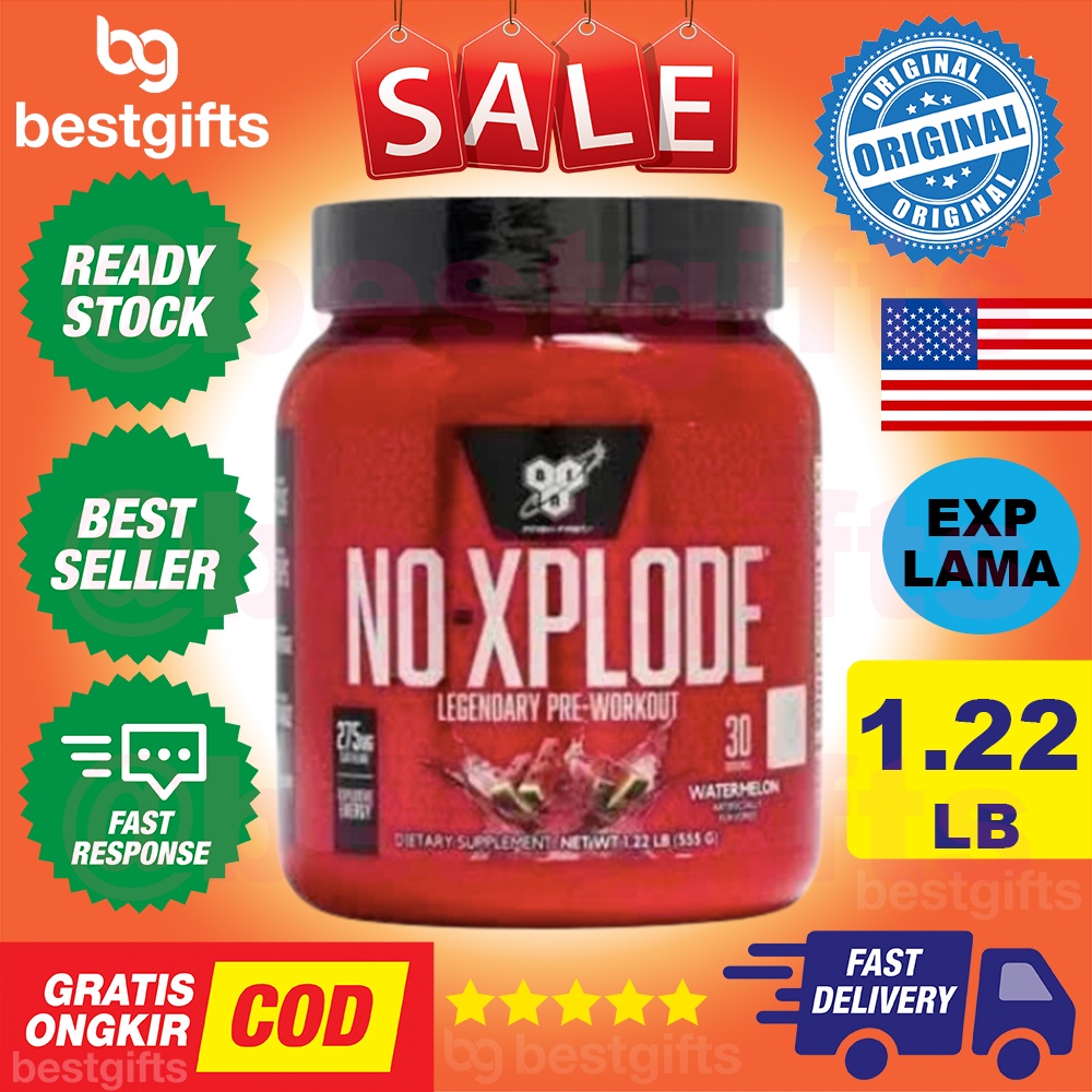 Jual BSN FINISH FIRST NO XPLODE LEGENDARY PRE WORKOUT PWO PREWORKOUT ...