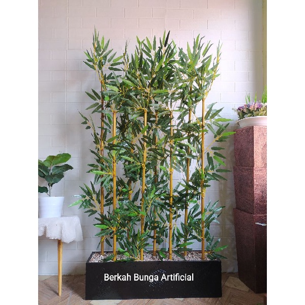 Jual Bambu partisi artificial undak tanaman hias dekorasi rumah ...