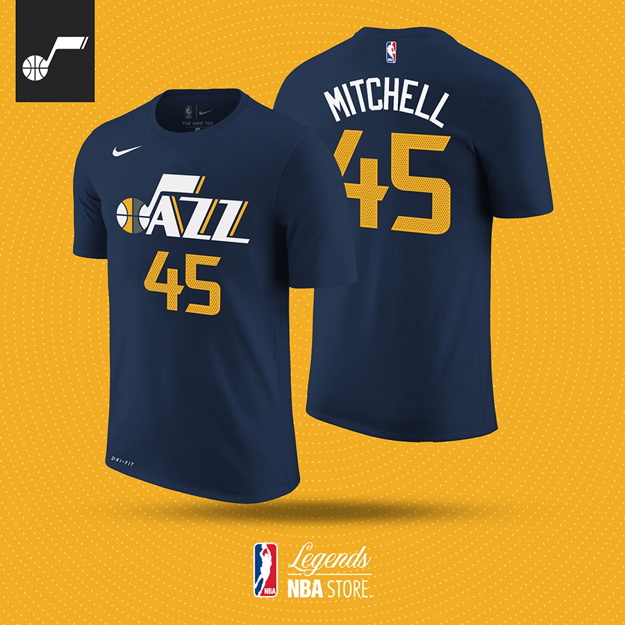Jual Baju Basket Pria Wanita NBA T shirt basket Kaos Utah Jazz HOME No ...