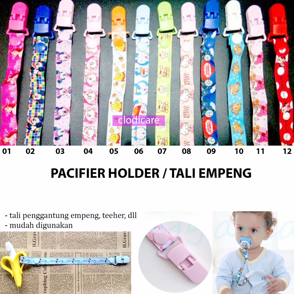 Jual Tali Empeng Pacifier - Pacifier Clip Mix | Shopee Indonesia